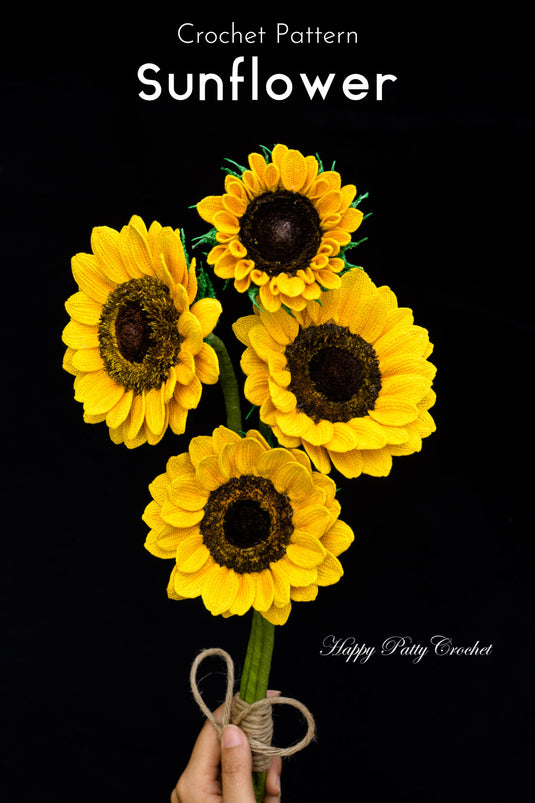 All Crochet Flower Patterns by Happy Patty Crochet