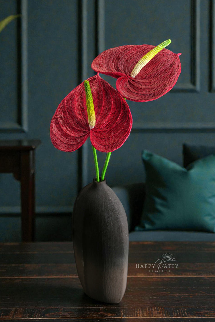 Realistic, Unique, Crochet Flower Patterns by Happy Patty Crochet
