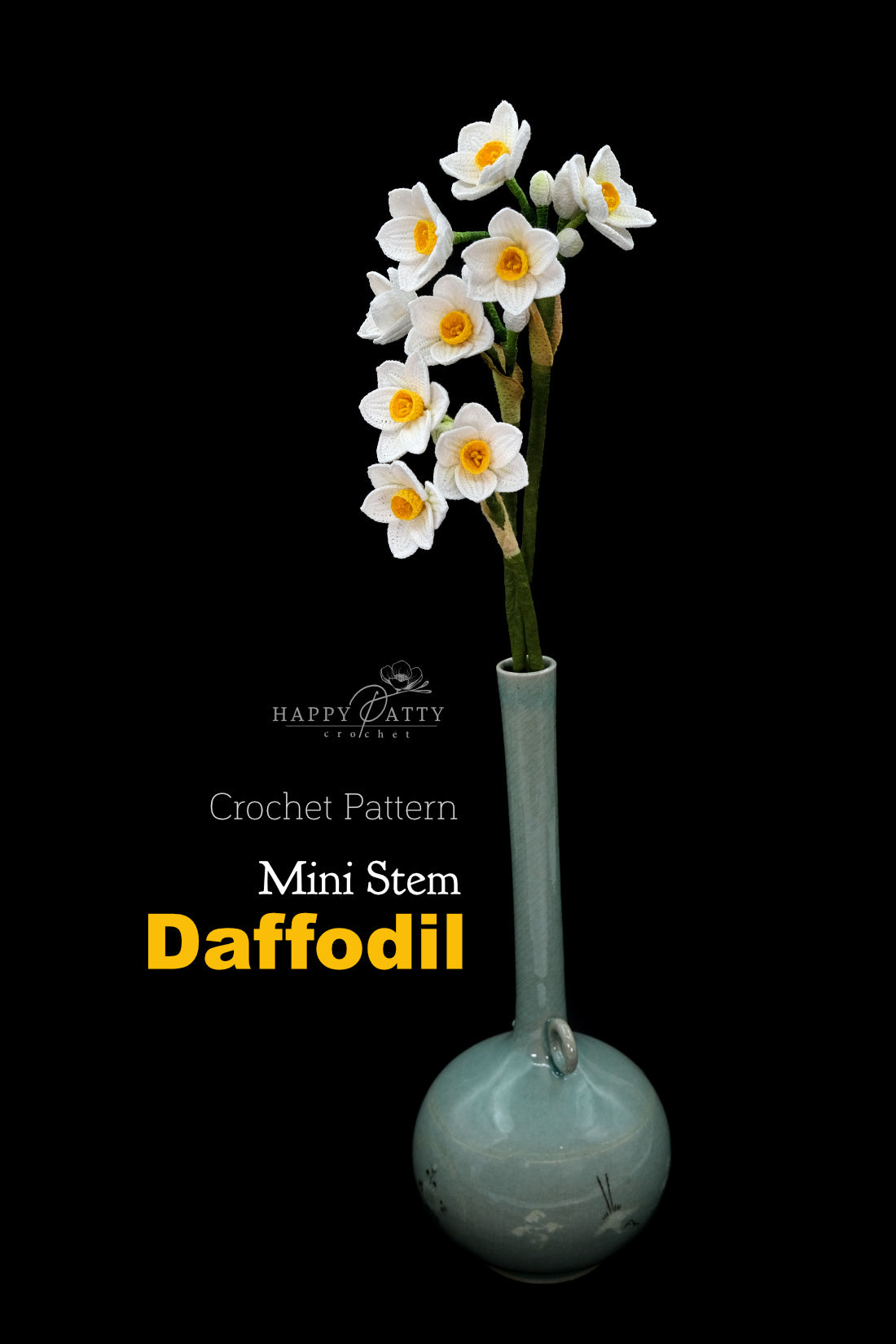 Realistic, Unique, Crochet Flower Patterns by Happy Patty Crochet