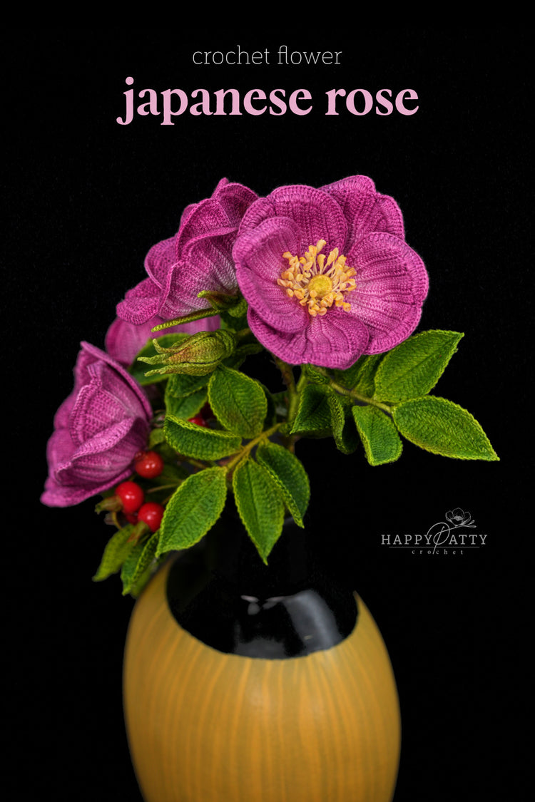 Japanese Rose – Happy Patty Crochet