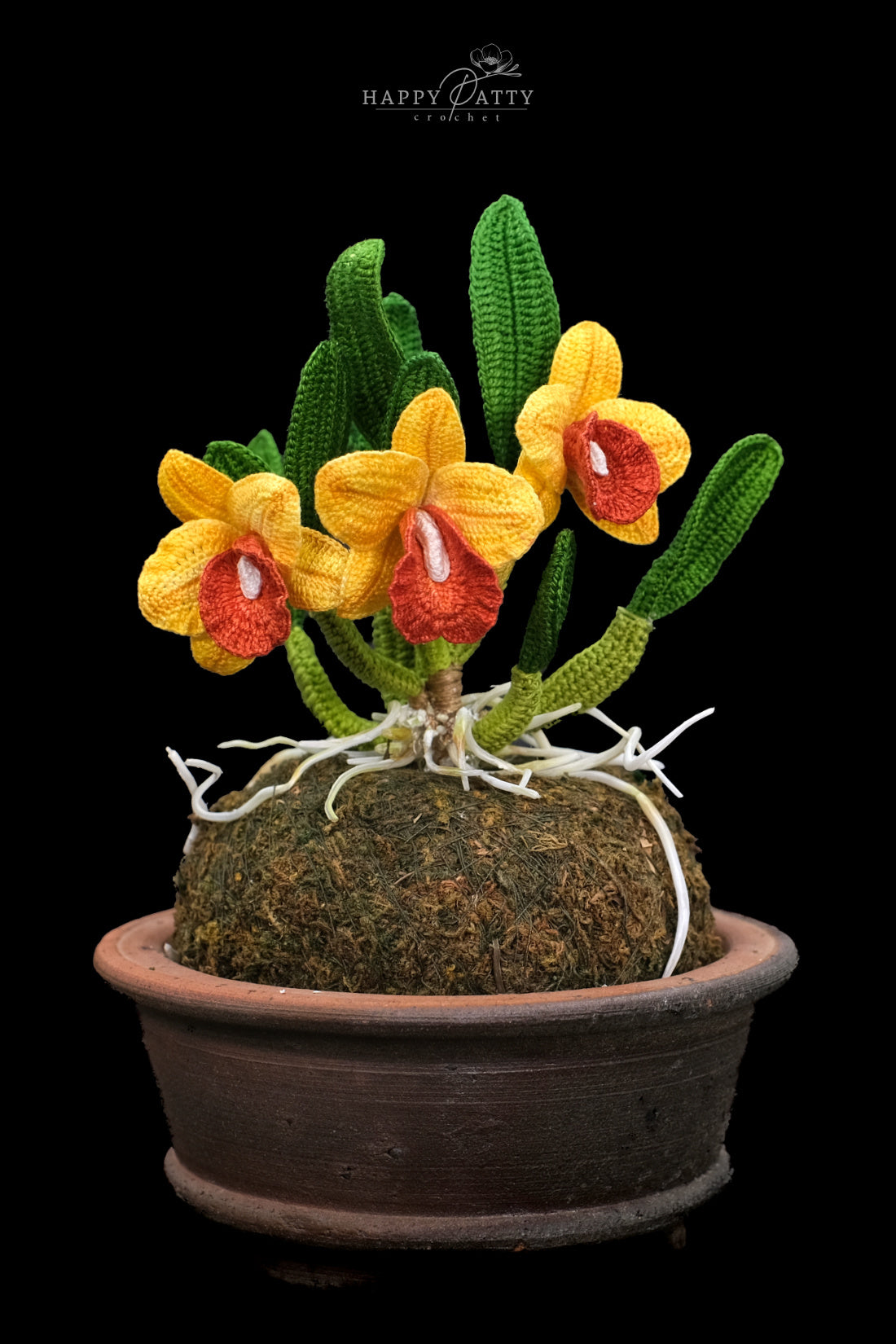 Realistic, Unique, Crochet Flower Patterns by Happy Patty Crochet